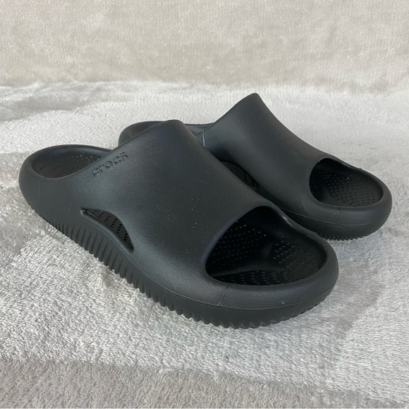 CROCS | Shoes | Crocs Mellow Slide Recovery Sandals Men 8 Women Black ...
